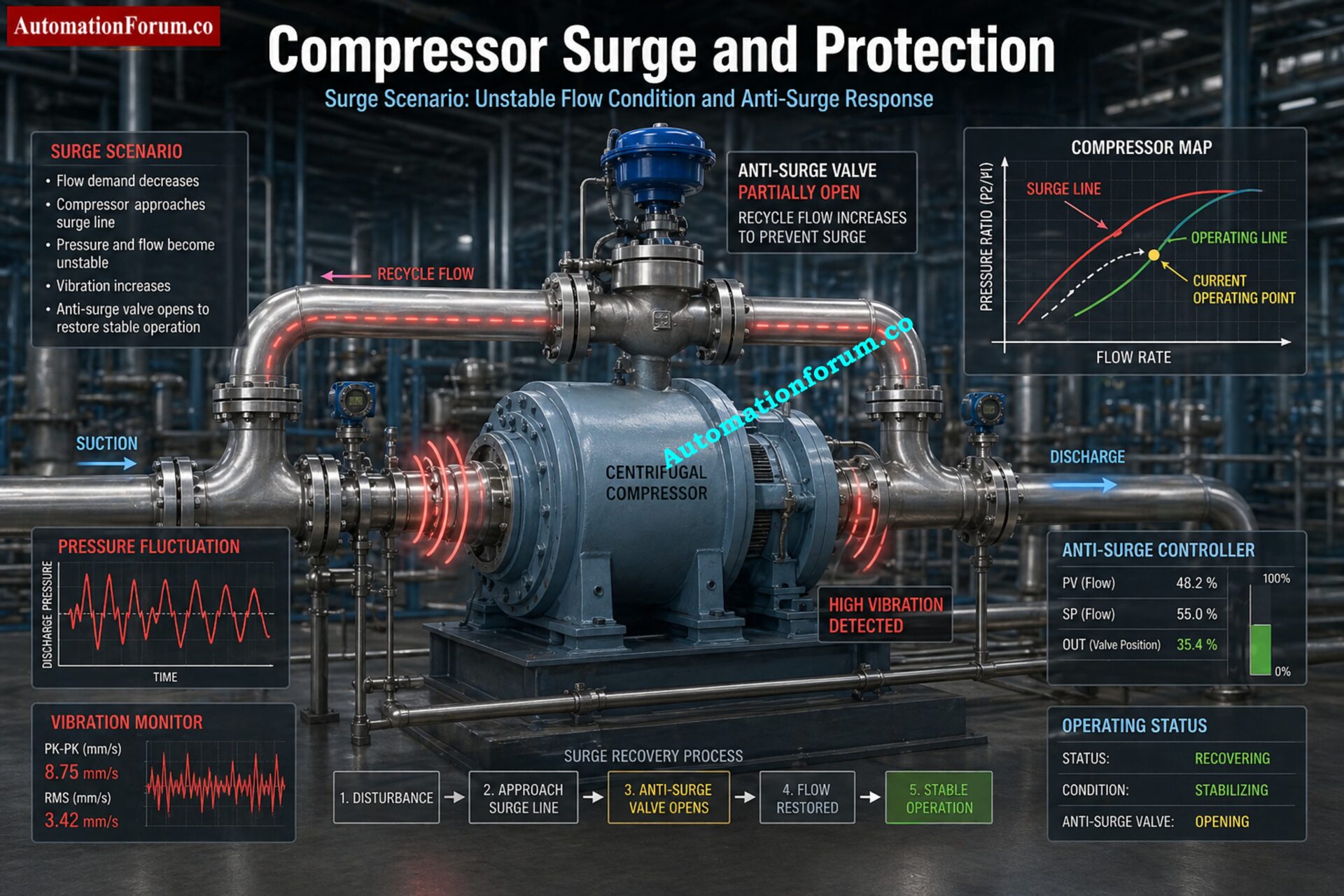 Anti Surge Control Valve Selection & Sizing Guide (2026)